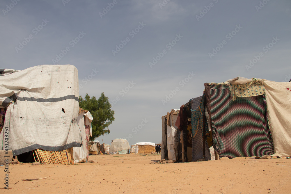 Refugee camp (IDP - Internal displaced persons) taking refuge from ...