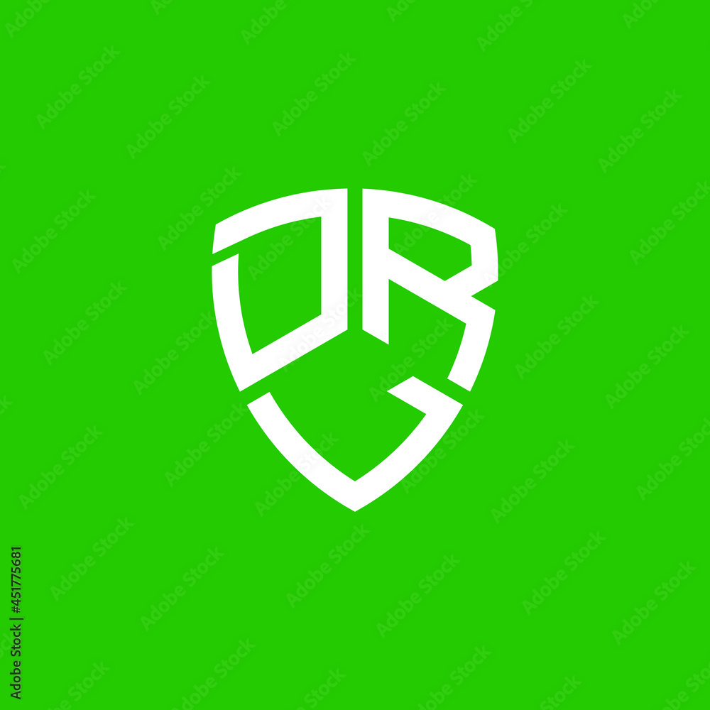 DRL letter logo design on blue background. DRL creative initials letter ...