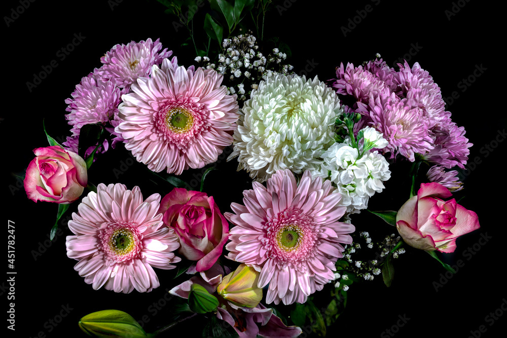 Stacked photo of a bouquet of flowers in a vase Sydney NSW Australia ...