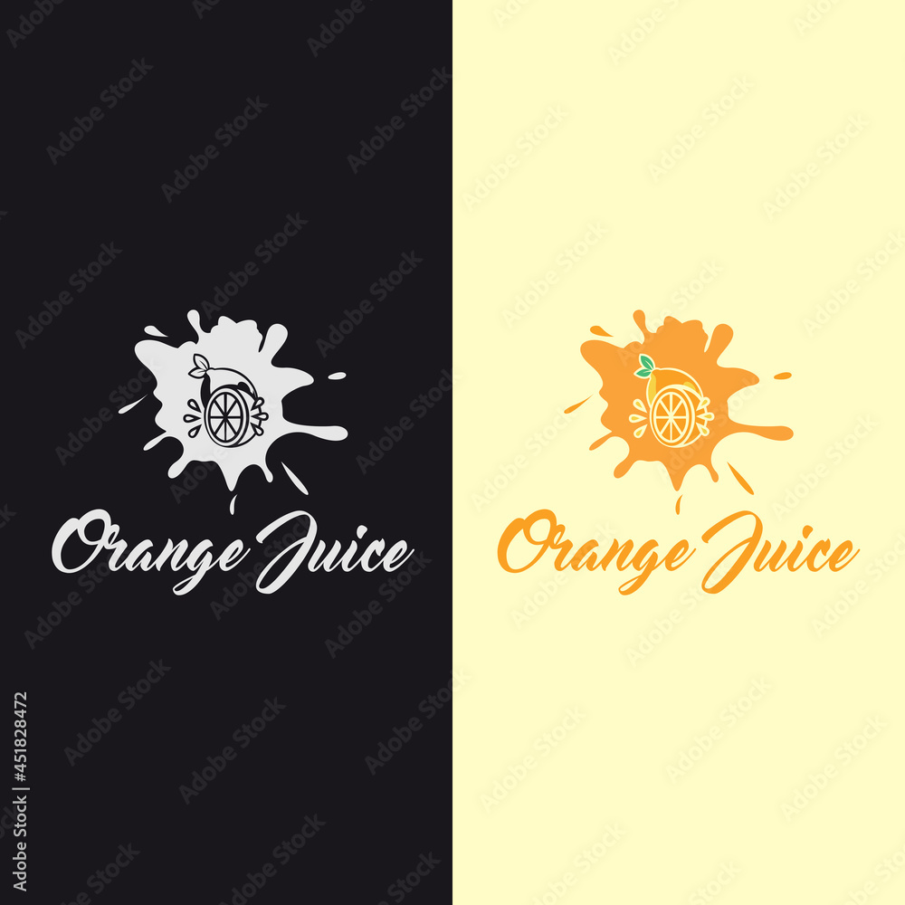 Fresh Juice logo designs template. Modern fresh orange logo vector ...