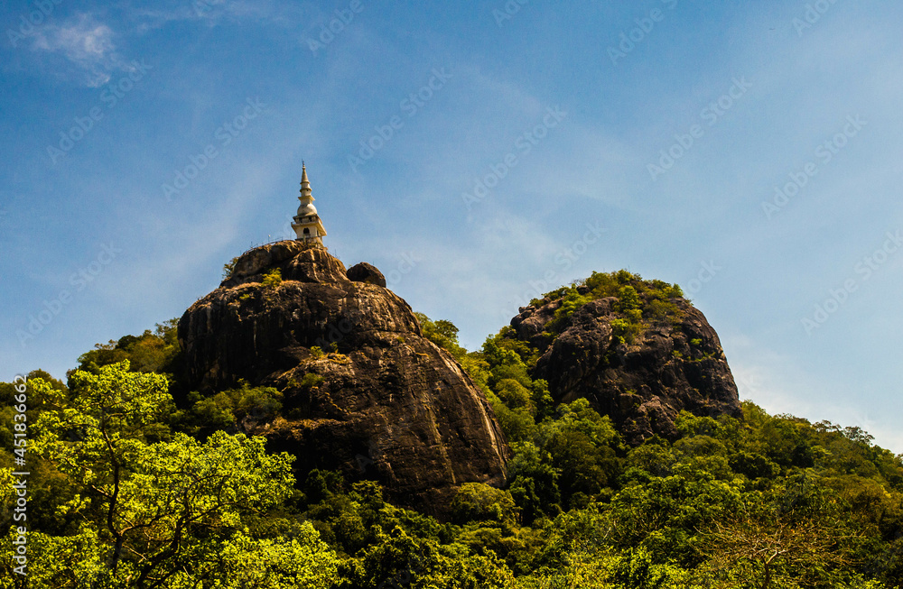 Dimbulagala Buddhist temple is located 16 kilometres south east of the ...