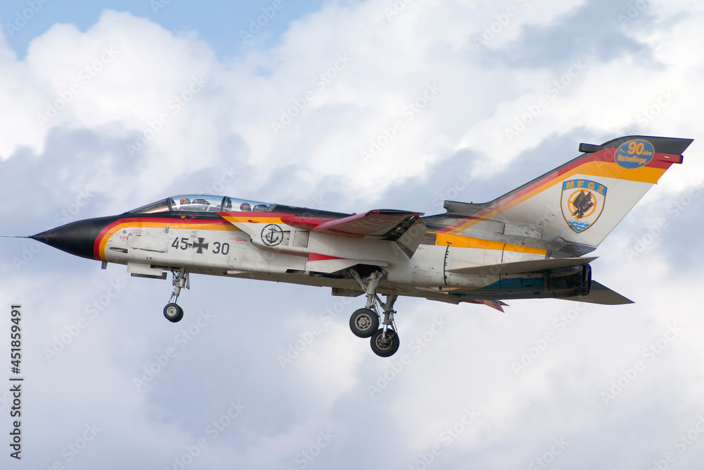 Luqa, September 22, 2004: Special scheme German Navy Panavia Tornado ...