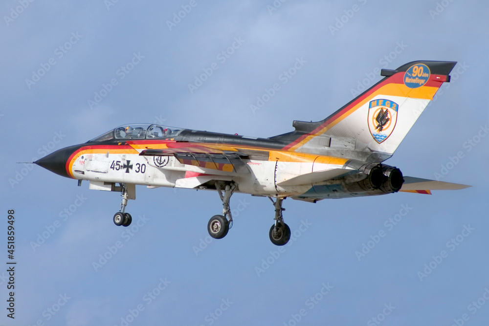 Luqa, September 22, 2004: Special scheme German Navy Panavia Tornado ...