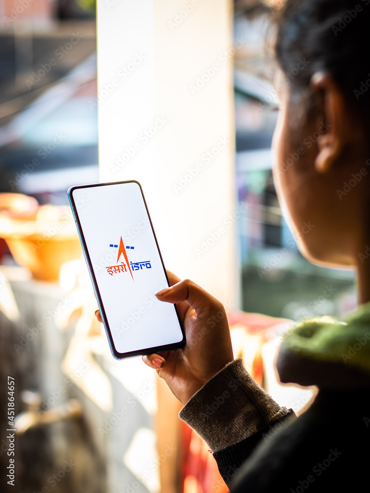 Assam, india - December 20, 2020 : Indian Space Research Organisation ...