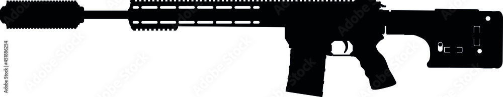 Canada C20 DMR is a 7.62×51mm NATO Semi-automatic rifle, sniper rifle ...