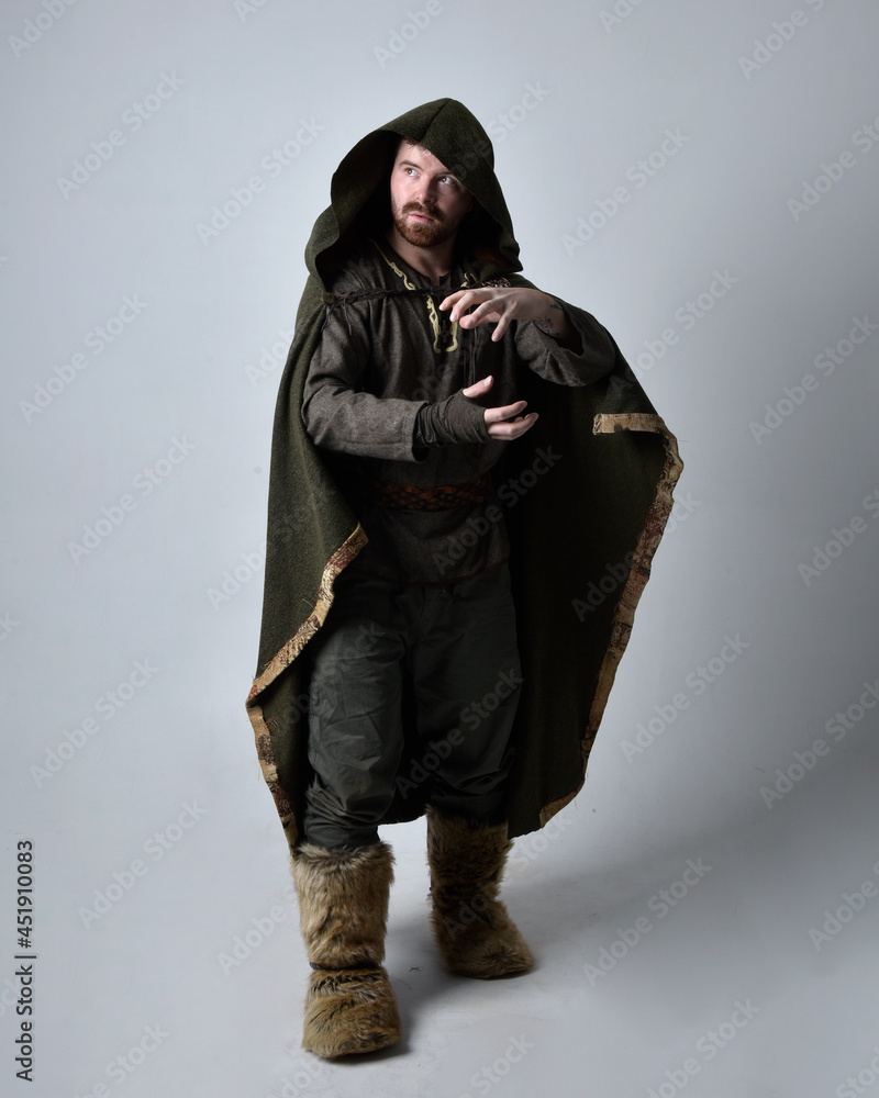 Man In Hooded Cloak