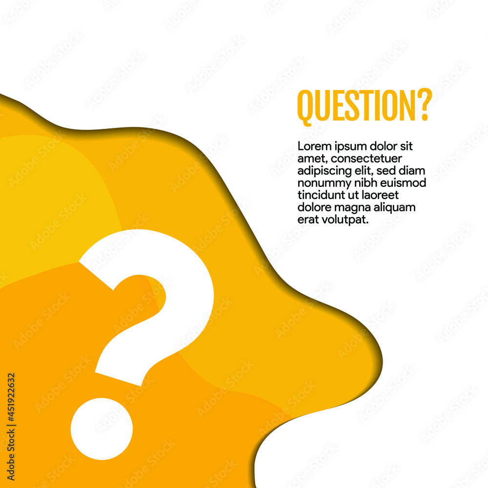 Question mark sign icon, vector illustration. Flat design style FAQ ...
