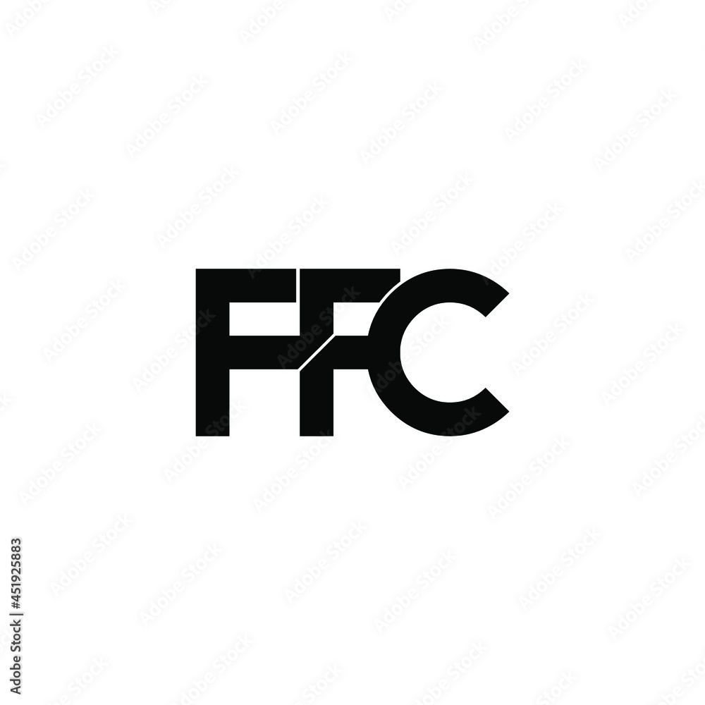 ffc initial letter monogram logo design Stock Vector | Adobe Stock