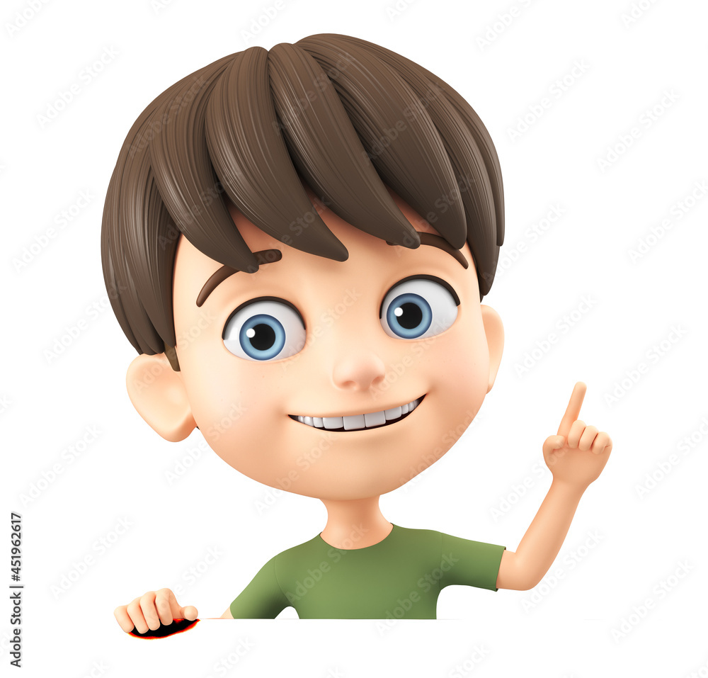 Little Boy Cartoon Character