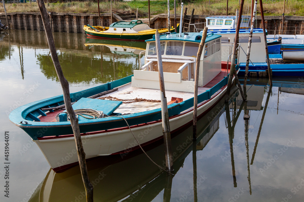 Foto de Pinasse traditionnelle du Bassin d'Arcachon do Stock | Adobe Stock