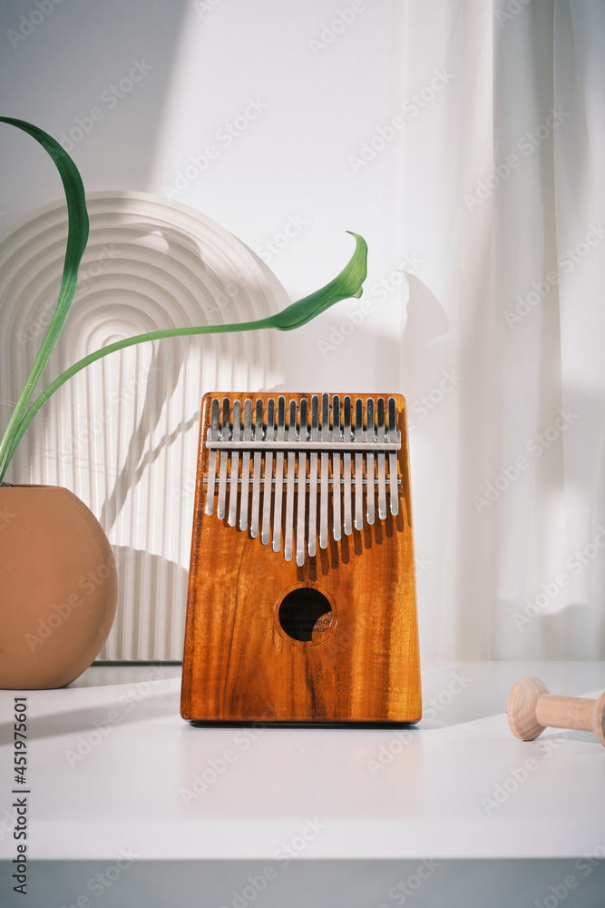 Kalimba or mbira is an African musical instrument. Glass Kalimba 17 ...