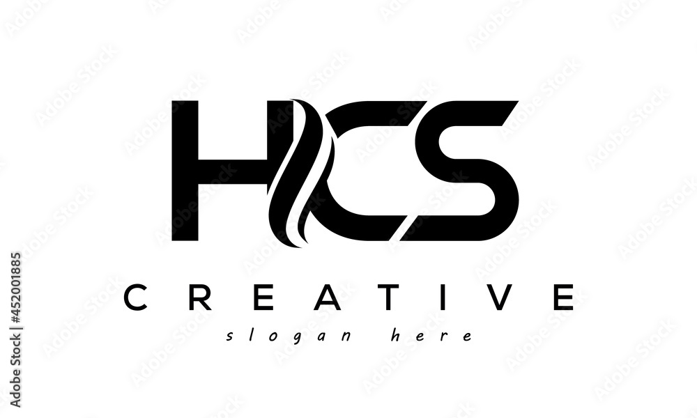 Letter HCS creative logo design vector Stock Vector | Adobe Stock