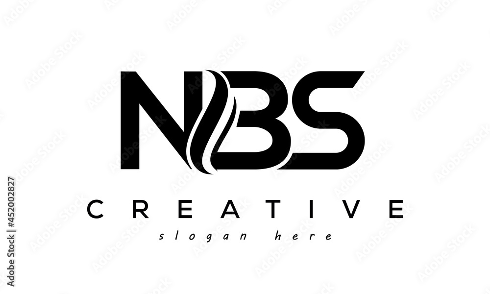 Letter NBS creative logo design vector Stock Vector | Adobe Stock