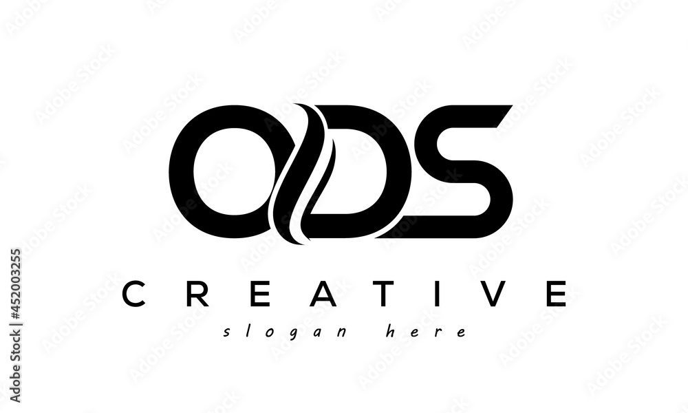 Letter ODS creative logo design vector Stock-Vektorgrafik | Adobe Stock