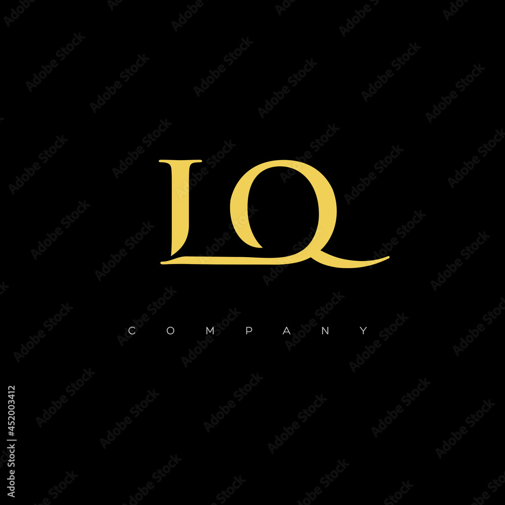 initial LQ logo design vector Stock Vector | Adobe Stock