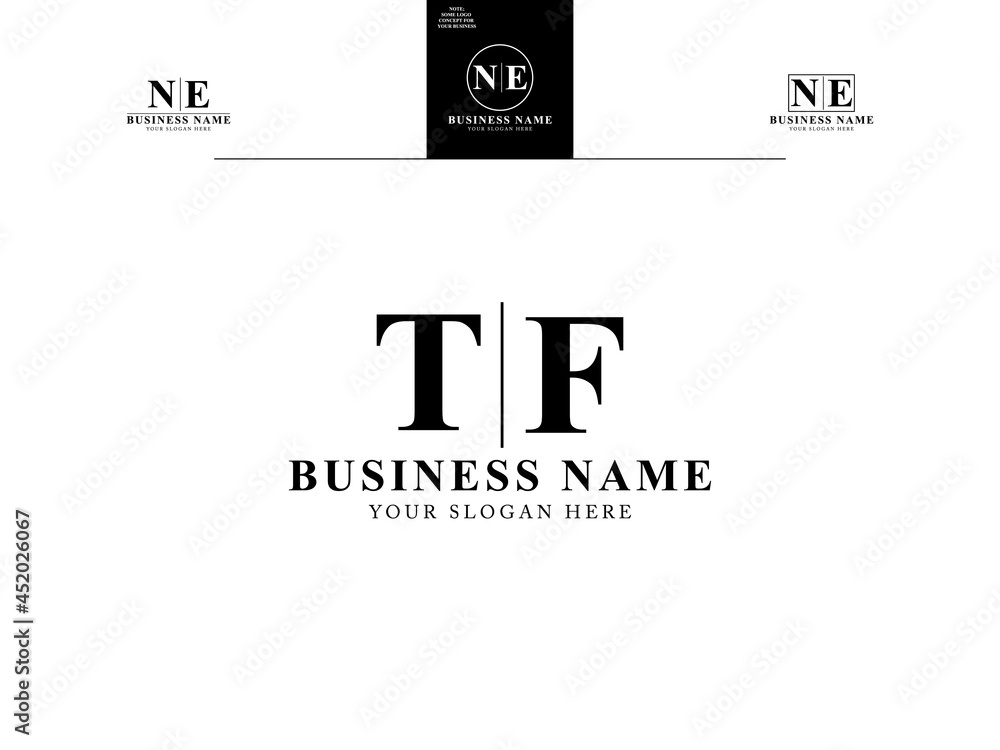 Letter TF Logo, Monogram tf logo icon vector with Abstract T&F simple ...