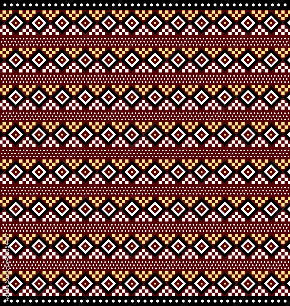 Sindhi Cultural Design and Traditional Textile Designs Stock Vector ...