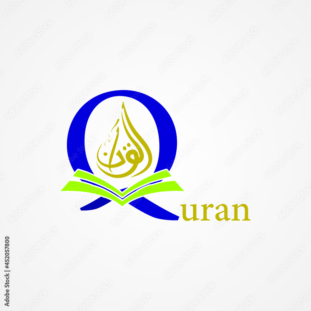 Quran Logo Design and Online Quran Logo Design Stock Vector | Adobe Stock