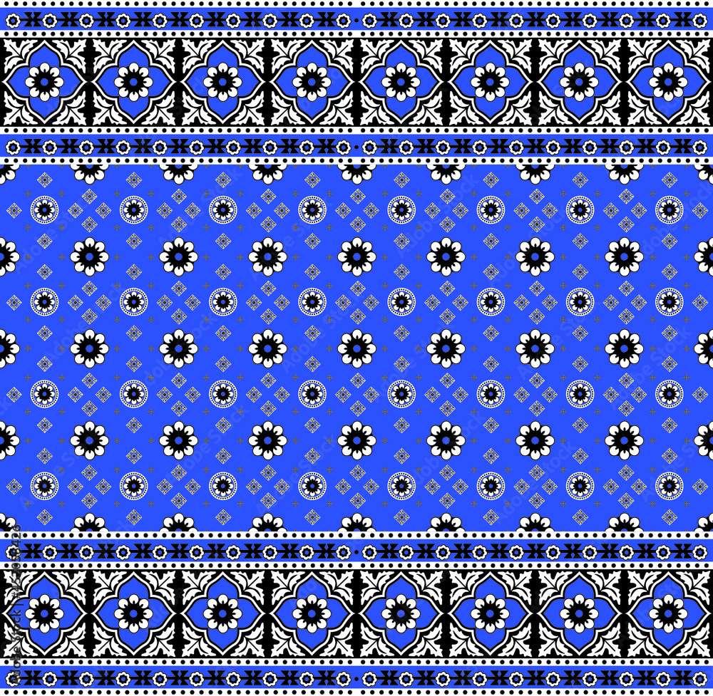 Sindhi Ajrak Design and Sindhi Cultural Textile Design Stock Vector ...