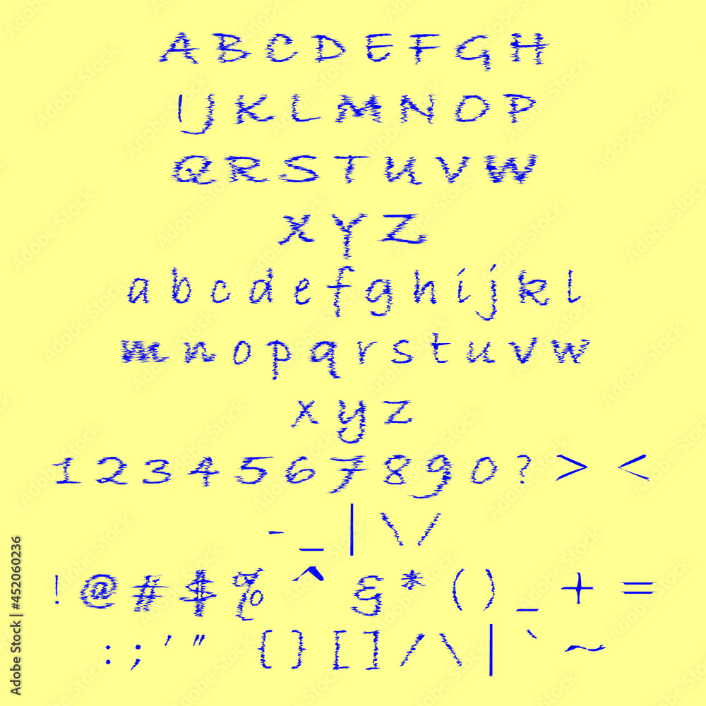 Amazing Vector Fonts Design and Modern Font Vector Design Stock Vector ...