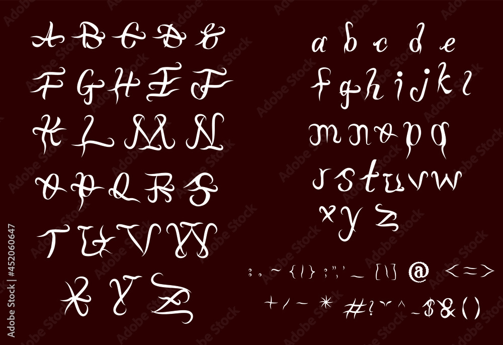 Vetor de Amazing Vector Fonts Design and Modern Font Vector Design do ...