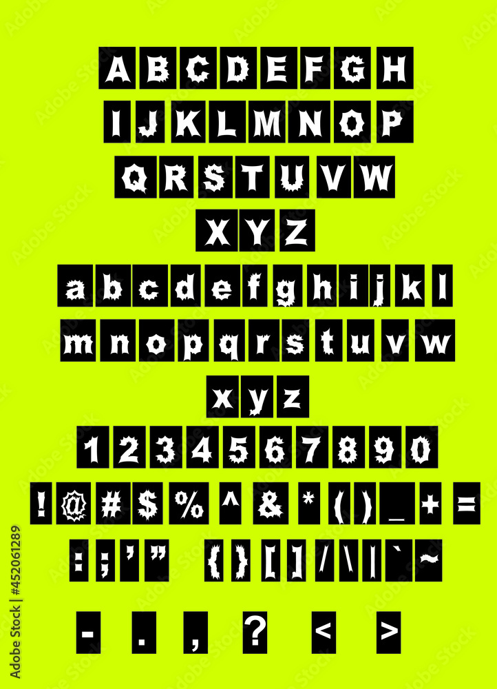 Amazing Vector Fonts Design and Modern Font Vector Design Stock Vector ...