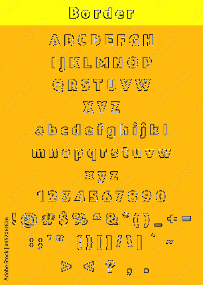 Amazing Vector Fonts Design and Modern Font Vector Design Stock Vector ...