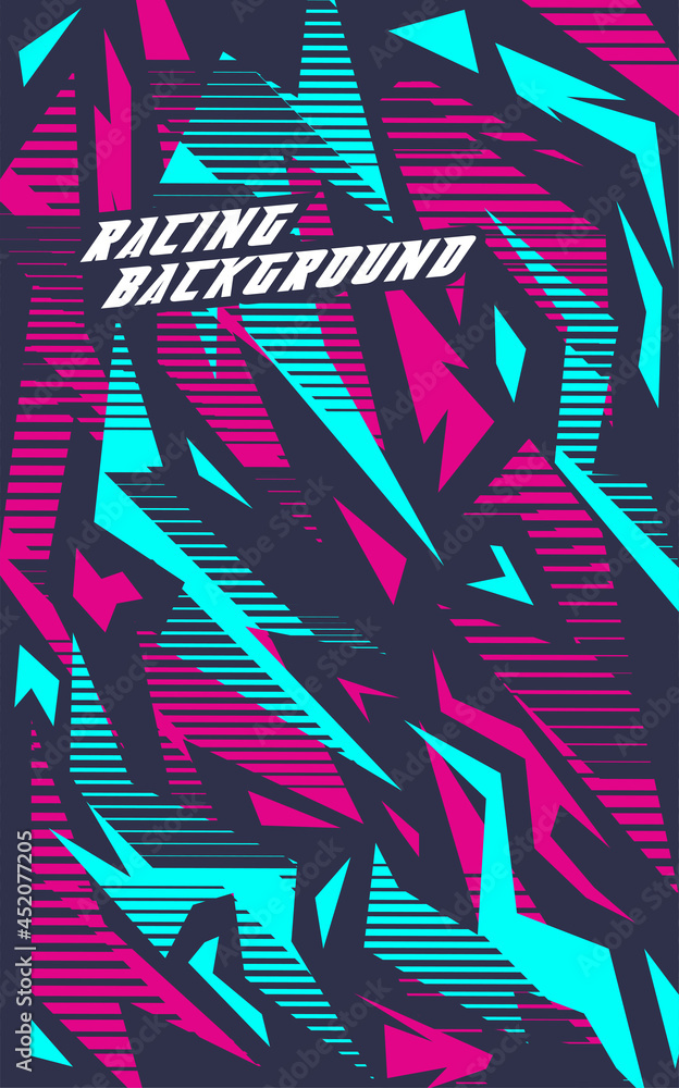 Abstract geometric backgrounds for sports and games. Abstract racing ...