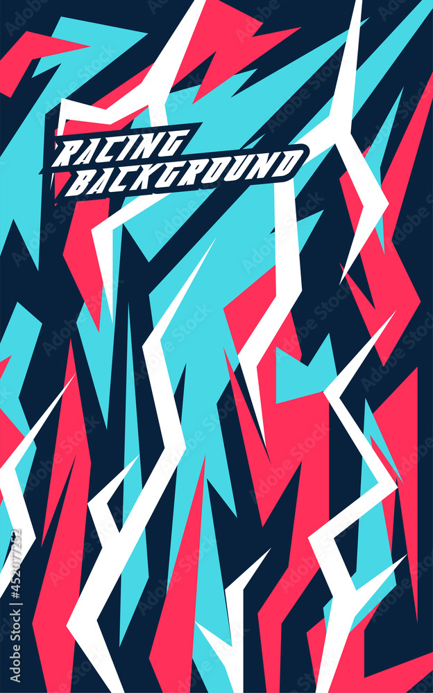 Abstract geometric backgrounds for sports and games. Abstract racing ...