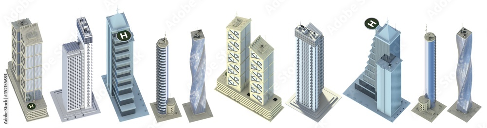 10 view from above highly detailed renders of fictional design high ...