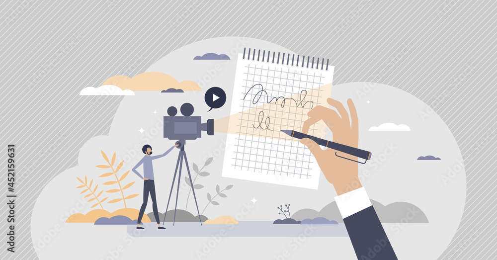 Video script and screenplay text writing work for movie tiny person ...