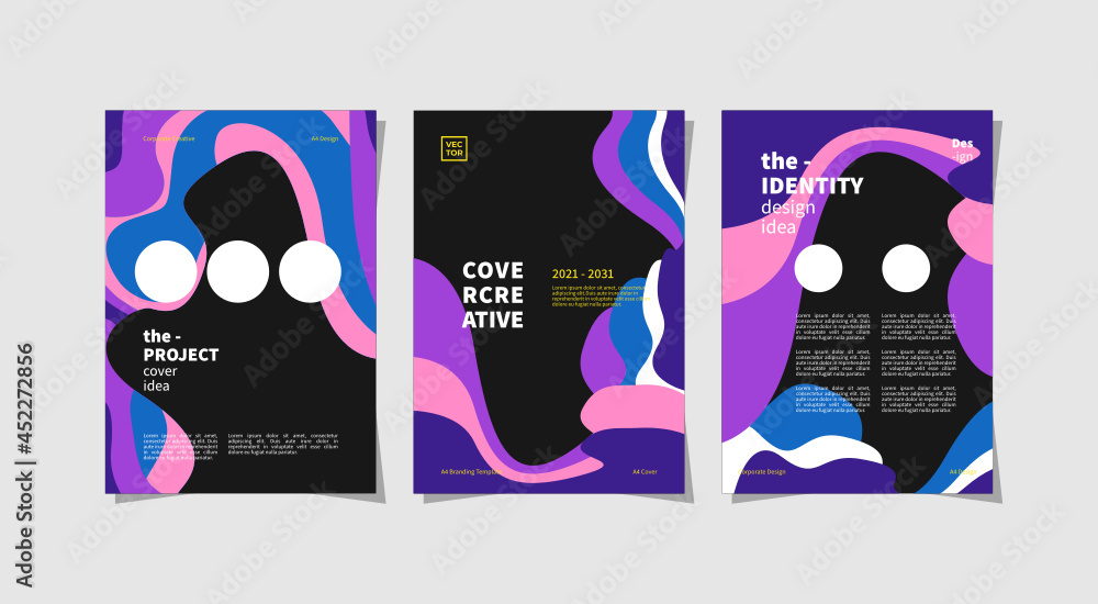 A collection of template design layouts, ready for use for various ...