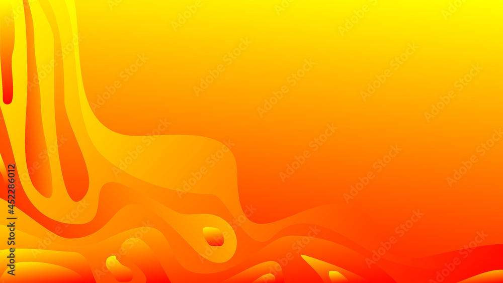 Beautiful abstract blue background with gradient blob, fluid, liquid ...