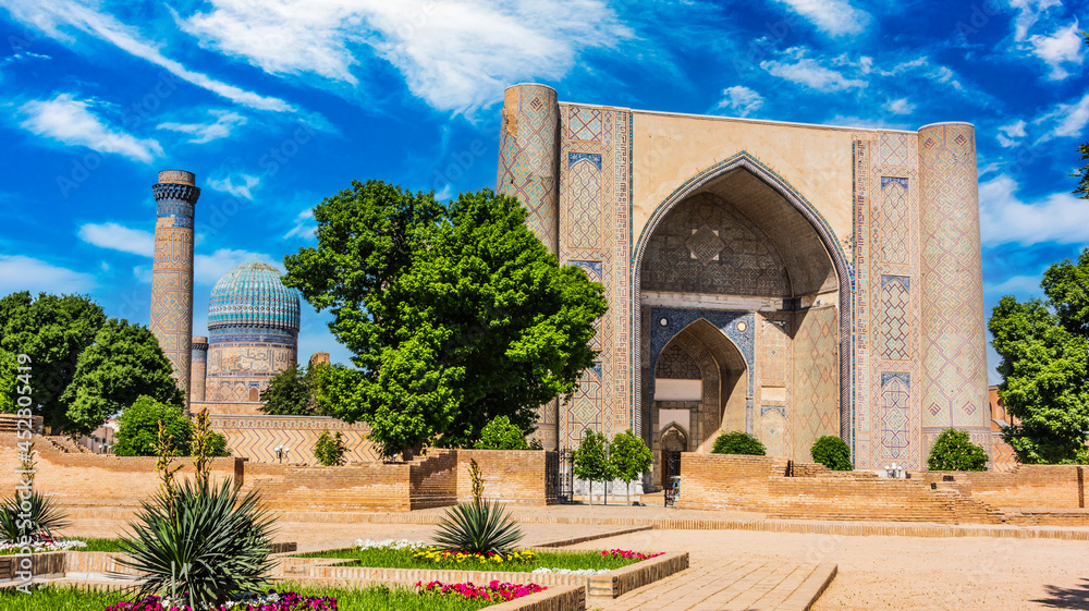 Bibi-Khanym Mosque in Samarkand, Uzbekistan Stock Photo | Adobe Stock