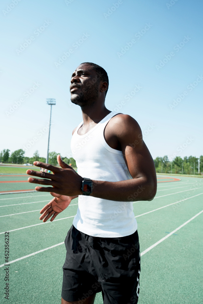 Black Male Track Runners