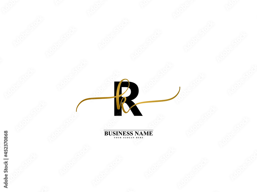 Letter RK Logo, creative rk kr signature logo for wedding, fashion ...