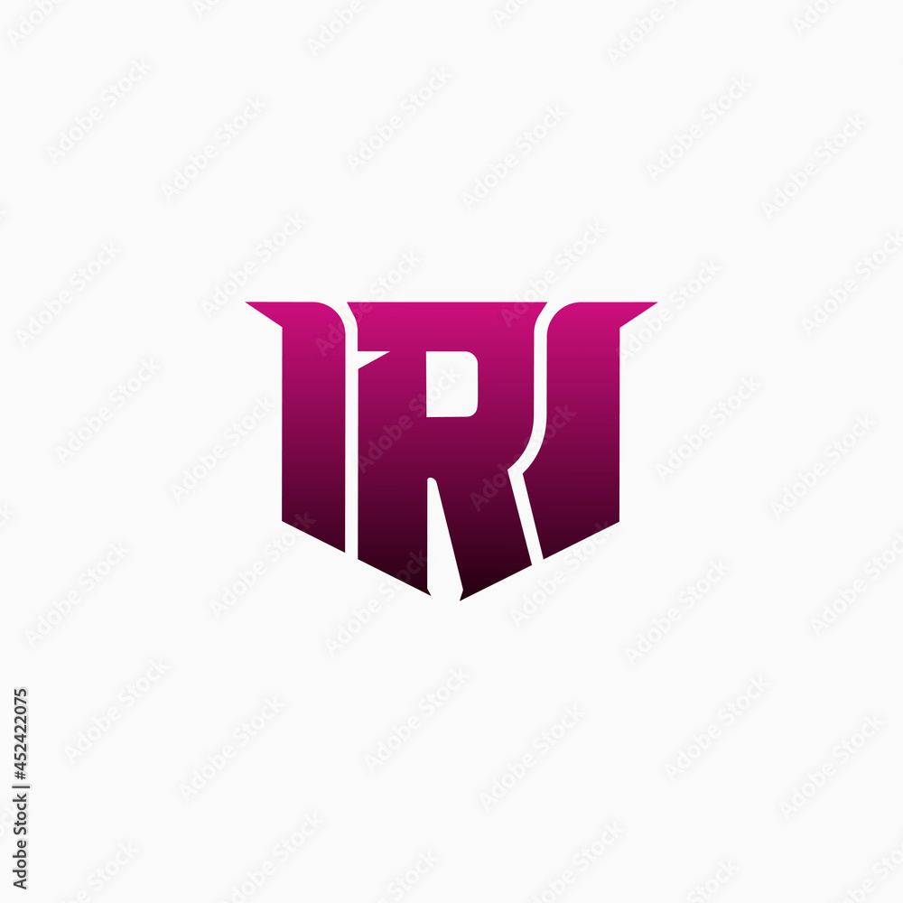 Letter R Esport Logo Design Template Inspiration. e-sport letter logo ...