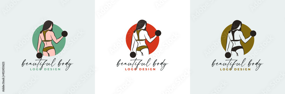 Silhouette of beautiful woman body vector illustration. Beautiful curvy ...