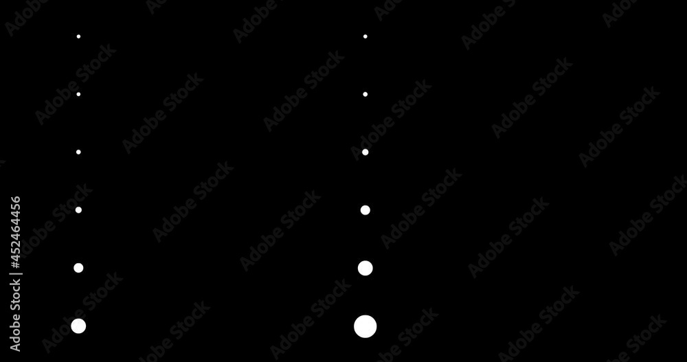 Animated transition, mask black and white, luma matte with alpha ...