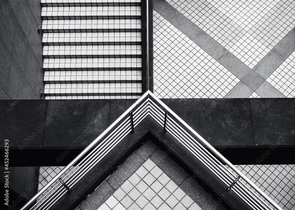 Architecture details floor tiles stair step Geometric line Abstract ...