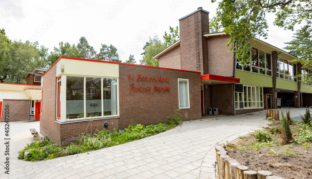 Nijverdal, The Netherlands - August 13, 2021: Exterior facade of ...