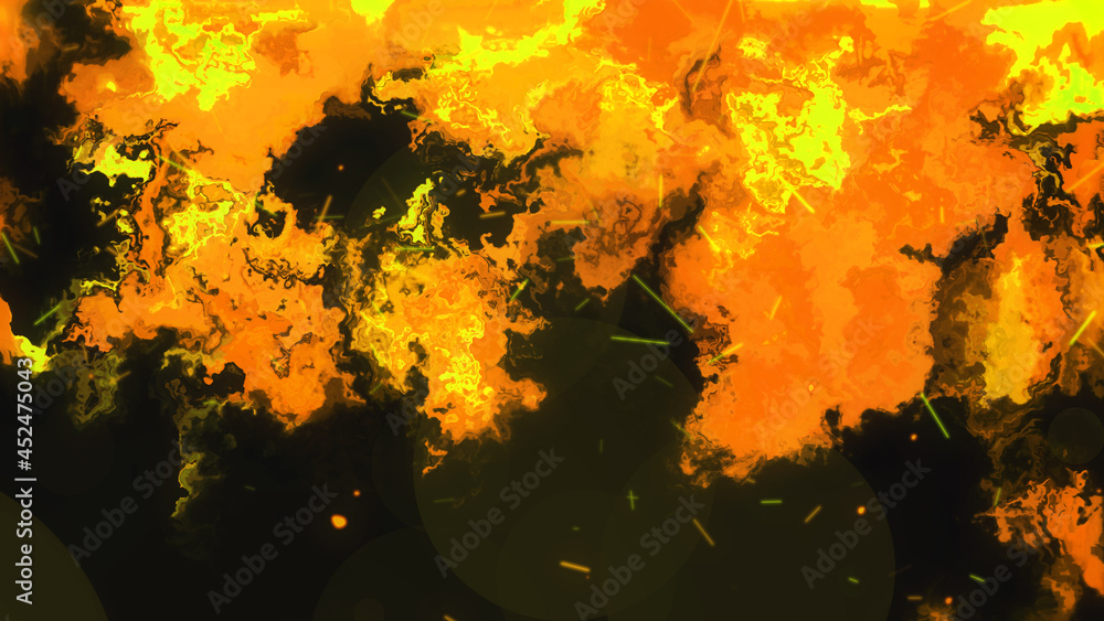 fire flame blaze sparkle light gas effect background Stock Illustration ...