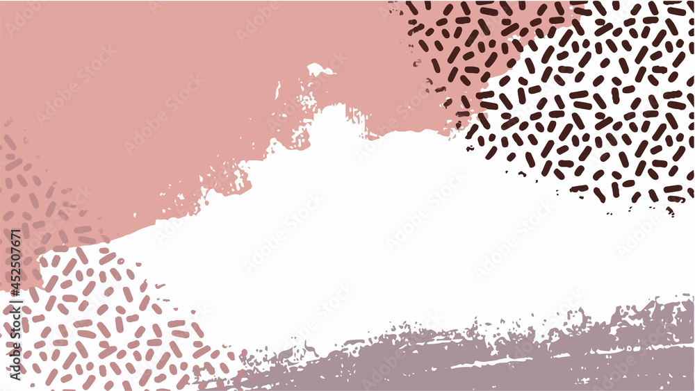 Color splash abstract cartoon background or children playground banner ...