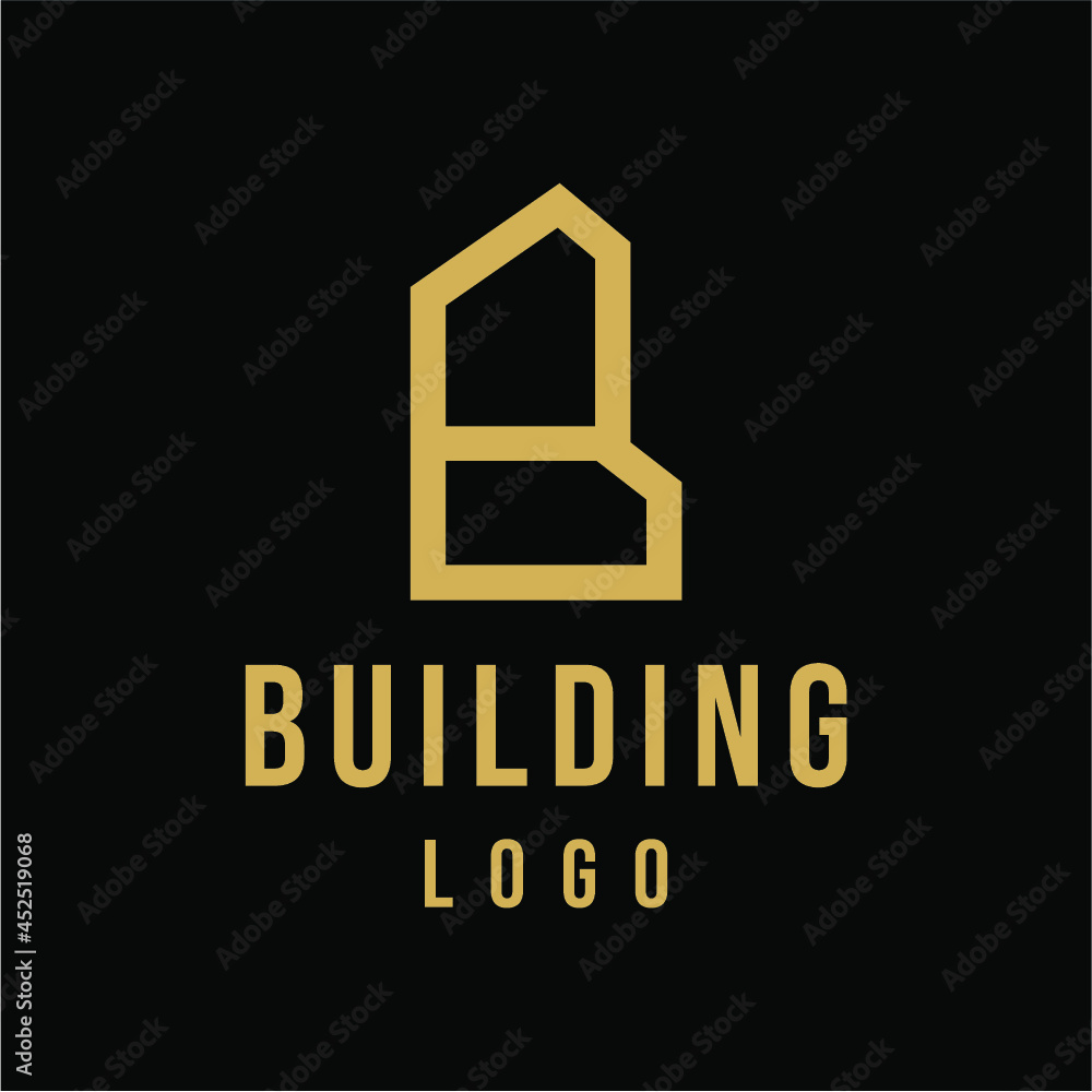 Building Logo vector image Stock Vector | Adobe Stock