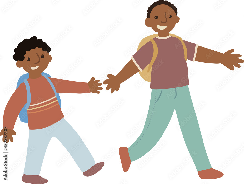 Two Cartoon Brothers