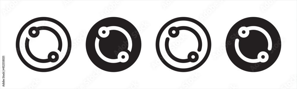 Reverse arrow icon symbol vector. Transition icon. Black transition or ...