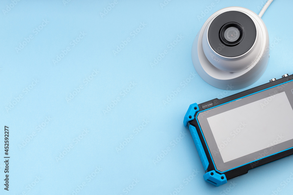 Tools for installing video surveillance. Security camera and CCTV ...