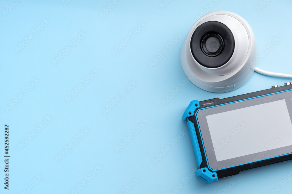 Tools for installing video surveillance. Security camera and CCTV ...