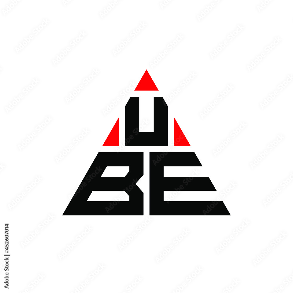 UBE triangle letter logo design with triangle shape. UBE triangle logo ... UBE triangle letter logo design with triangle shape. UBE triangle logo ...
