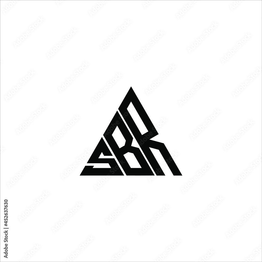 SBR letter logo creative design. SBR unique design Stock Vector | Adobe ...